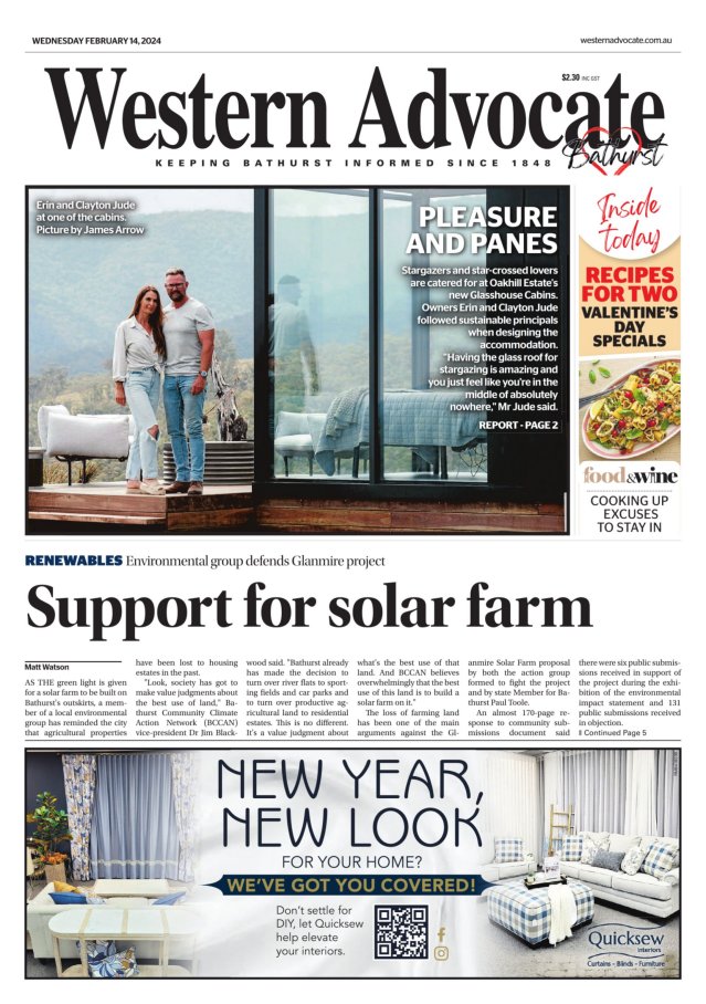 Today's Paper | Western Advocate | Bathurst, NSW