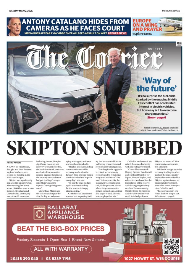 Today's Paper | The Courier | The Courier | Ballarat, VIC