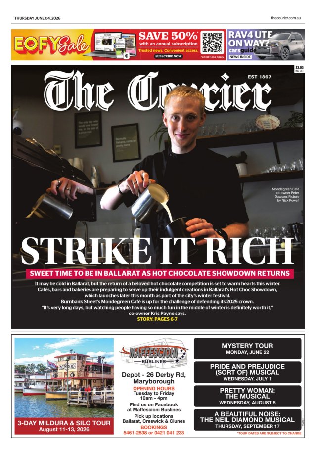 Today's Paper | The Courier | The Courier | Ballarat, VIC