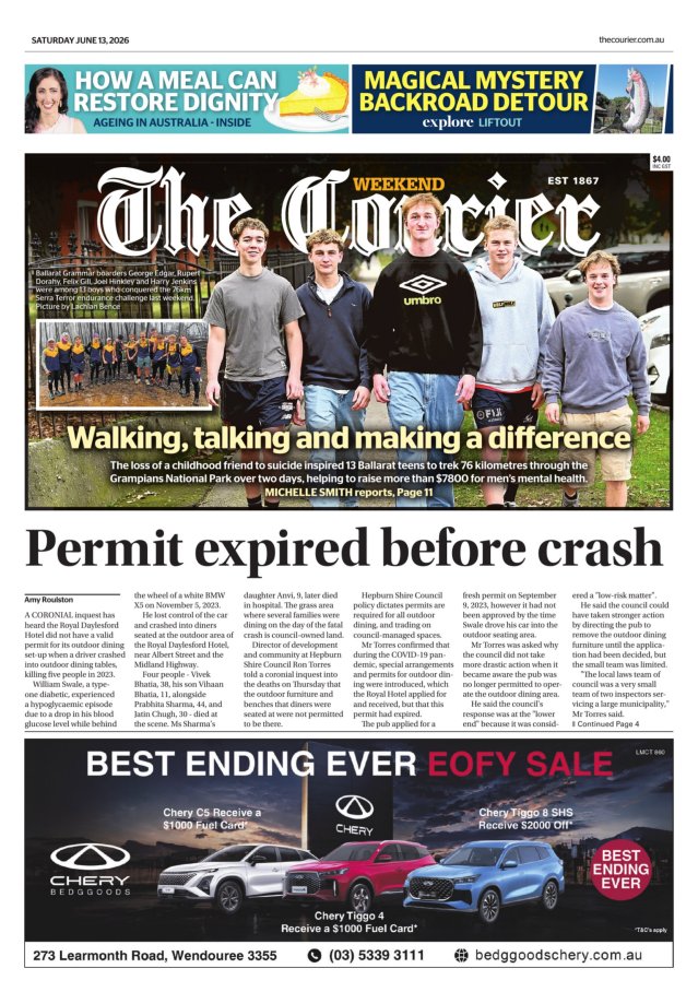 Today's Paper | The Courier | The Courier | Ballarat, VIC
