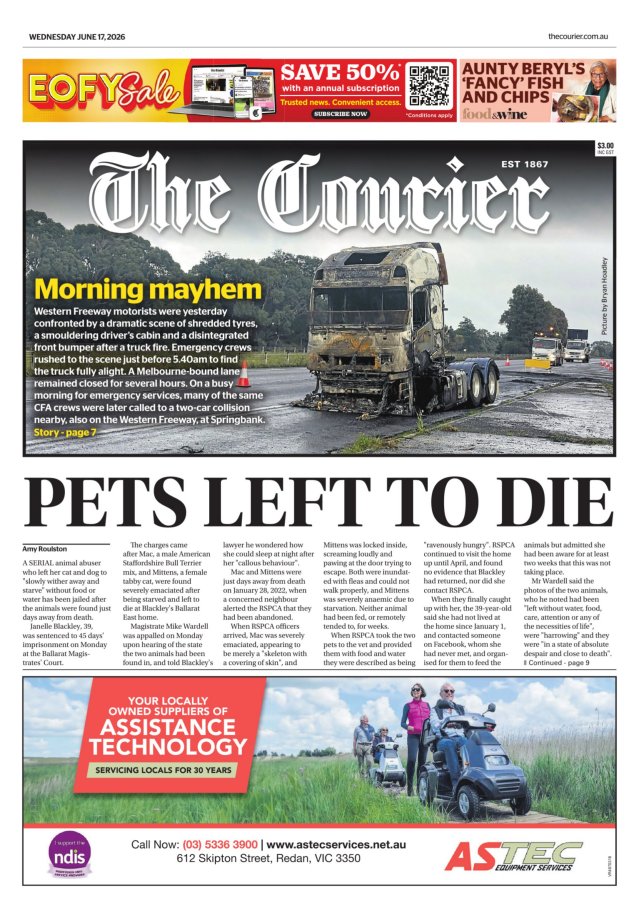 Today's Paper | The Courier | The Courier | Ballarat, VIC