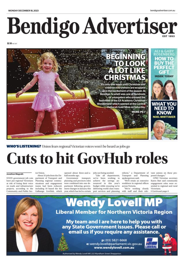 Today's Paper | Bendigo Advertiser | Bendigo, VIC