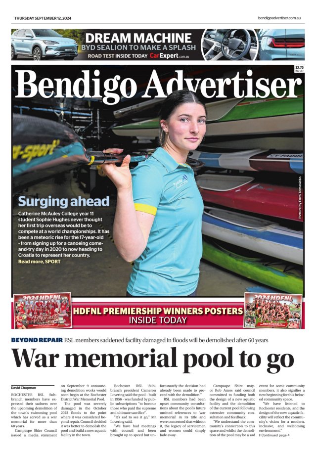 Today's Paper | Bendigo Advertiser | Bendigo, VIC