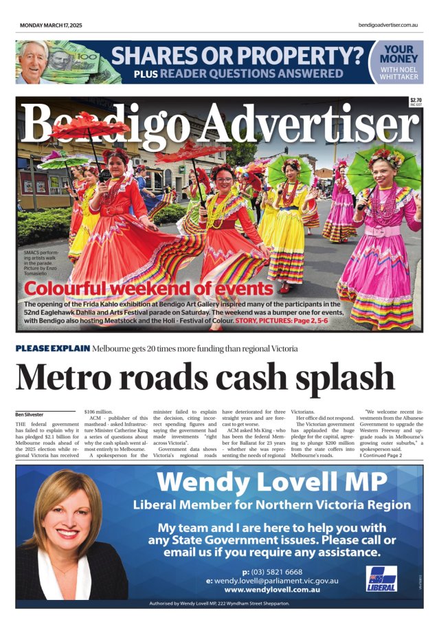 Today's Paper | Bendigo Advertiser | Bendigo Advertiser | Bendigo, VIC