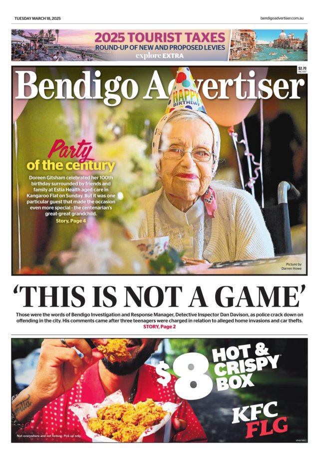 Today's Paper | Bendigo Advertiser | Bendigo Advertiser | Bendigo, VIC