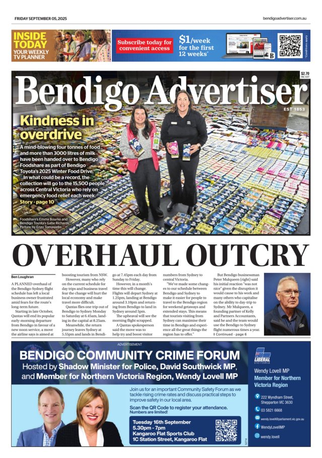 Today's Paper | Bendigo Advertiser | Bendigo Advertiser | Bendigo, VIC