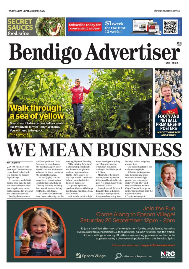 Today's Paper | Bendigo Advertiser | Bendigo Advertiser | Bendigo, VIC