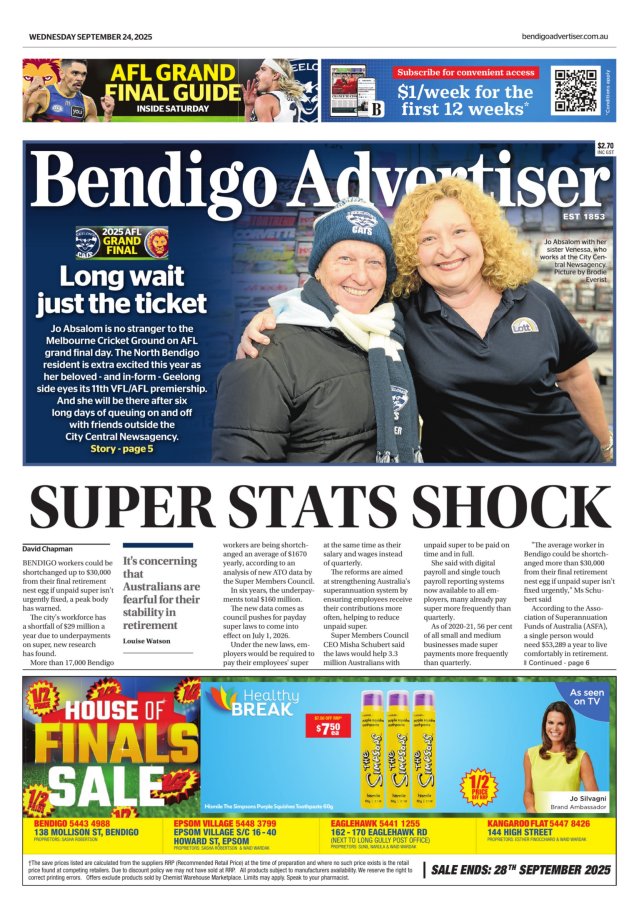 Today's Paper | Bendigo Advertiser | Bendigo Advertiser | Bendigo, VIC