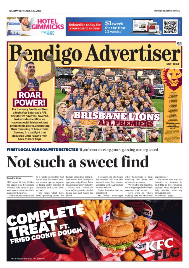 Today's Paper | Bendigo Advertiser | Bendigo Advertiser | Bendigo, VIC