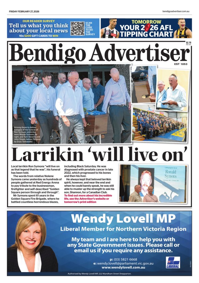 Today's Paper | Bendigo Advertiser | Bendigo Advertiser | Bendigo, VIC