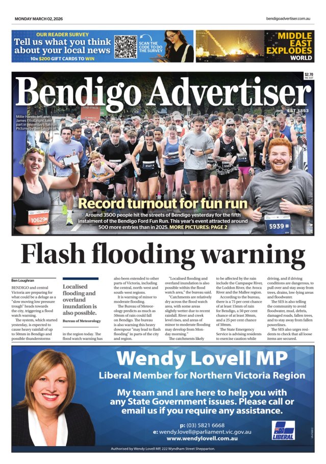 Today's Paper | Bendigo Advertiser | Bendigo Advertiser | Bendigo, VIC