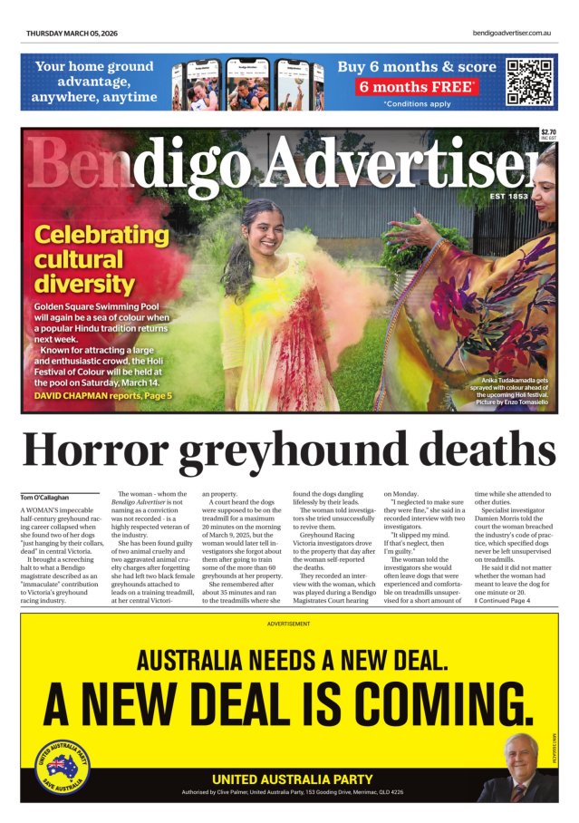 Today's Paper | Bendigo Advertiser | Bendigo Advertiser | Bendigo, VIC