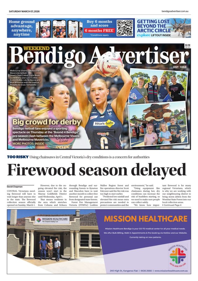 Today's Paper | Bendigo Advertiser | Bendigo Advertiser | Bendigo, VIC