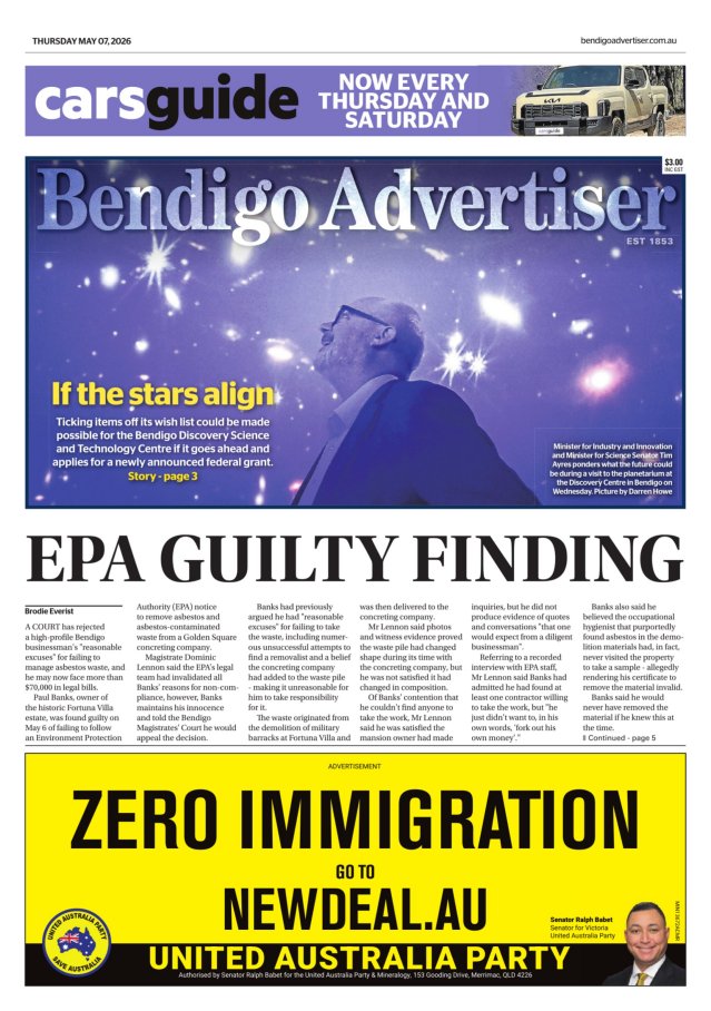 Today's Paper | Bendigo Advertiser | Bendigo Advertiser | Bendigo, VIC
