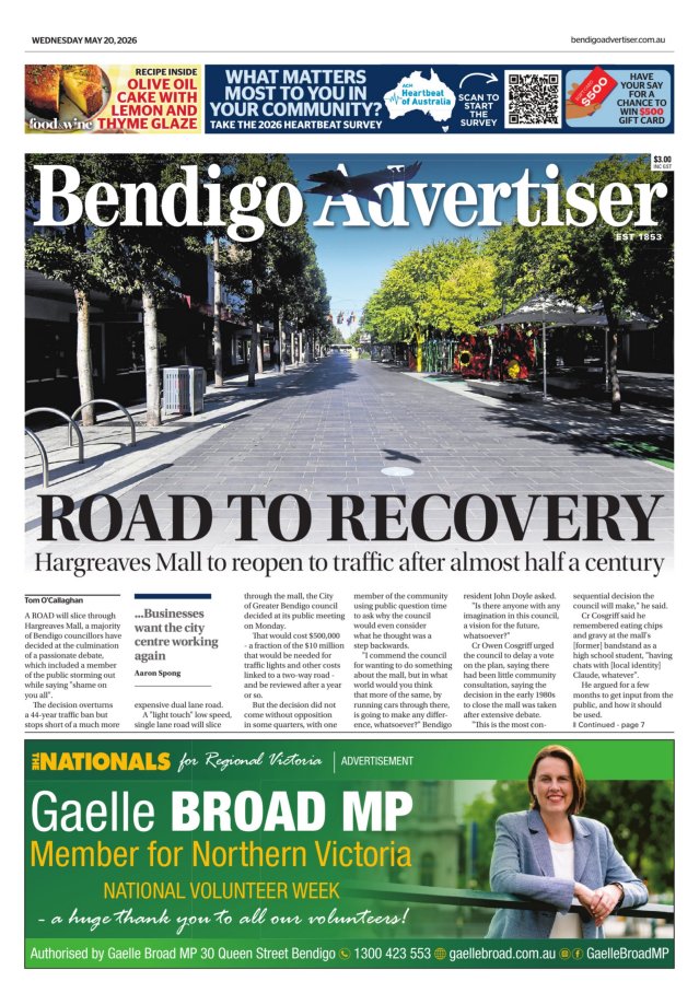Today's Paper | Bendigo Advertiser | Bendigo Advertiser | Bendigo, VIC