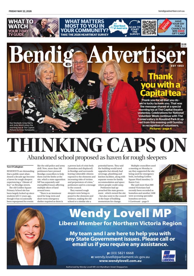 Today's Paper | Bendigo Advertiser | Bendigo Advertiser | Bendigo, VIC
