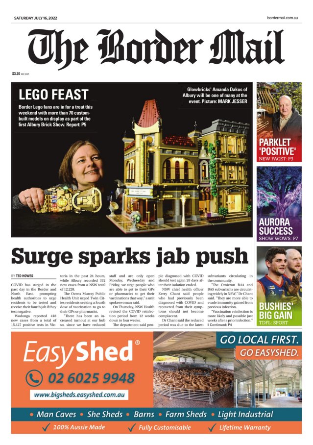 Today's Paper | The Border Mail | Wodonga, VIC