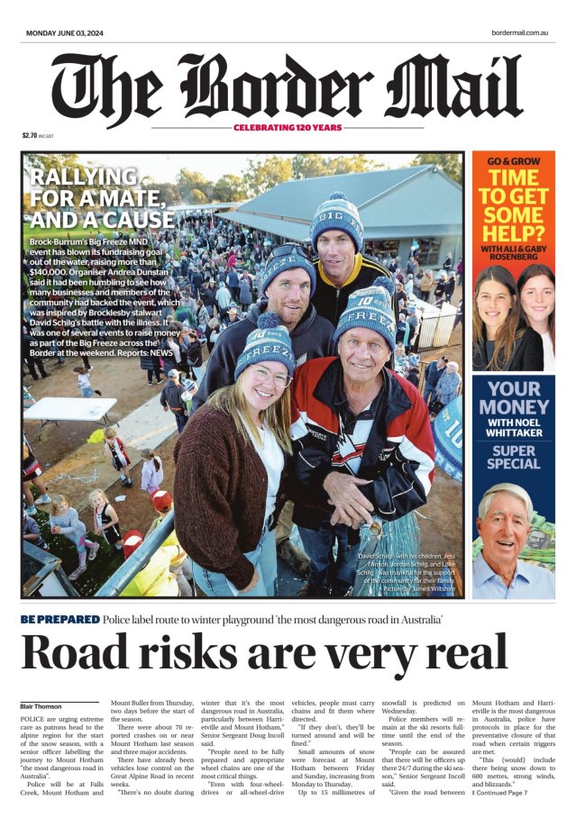 Today's Paper | The Border Mail | Wodonga, VIC