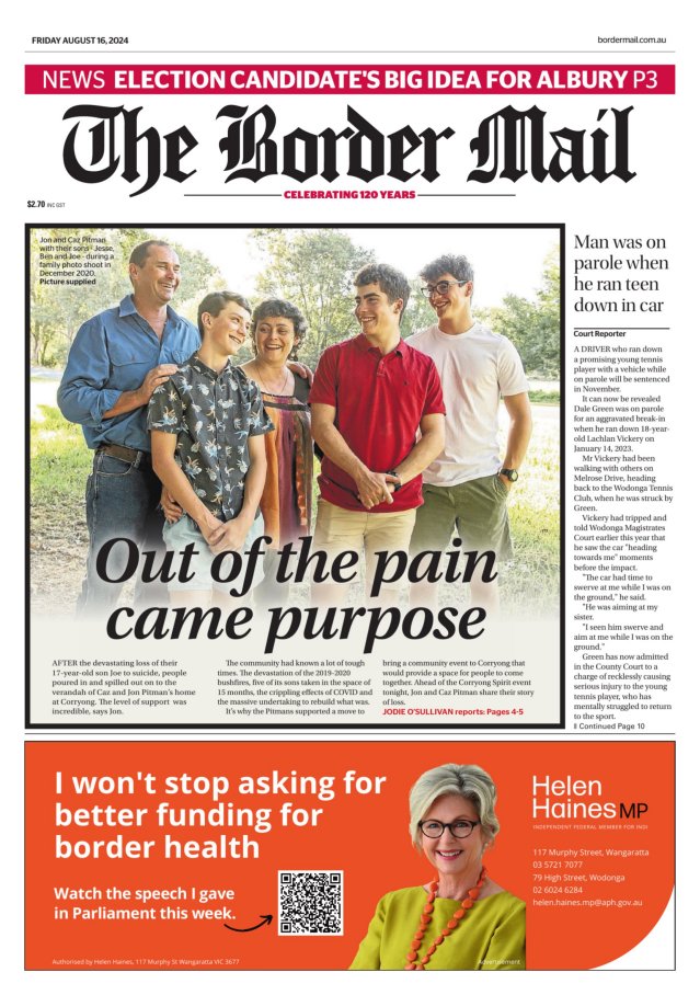 Today's Paper | The Border Mail | Wodonga, VIC