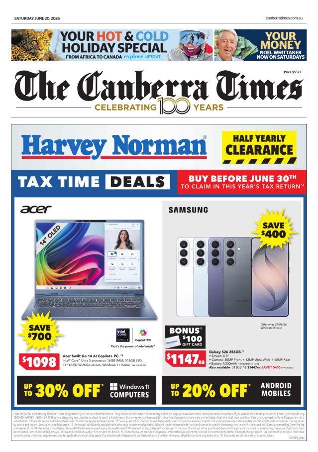 Today's Paper | The Canberra Times | Canberra, ACT
