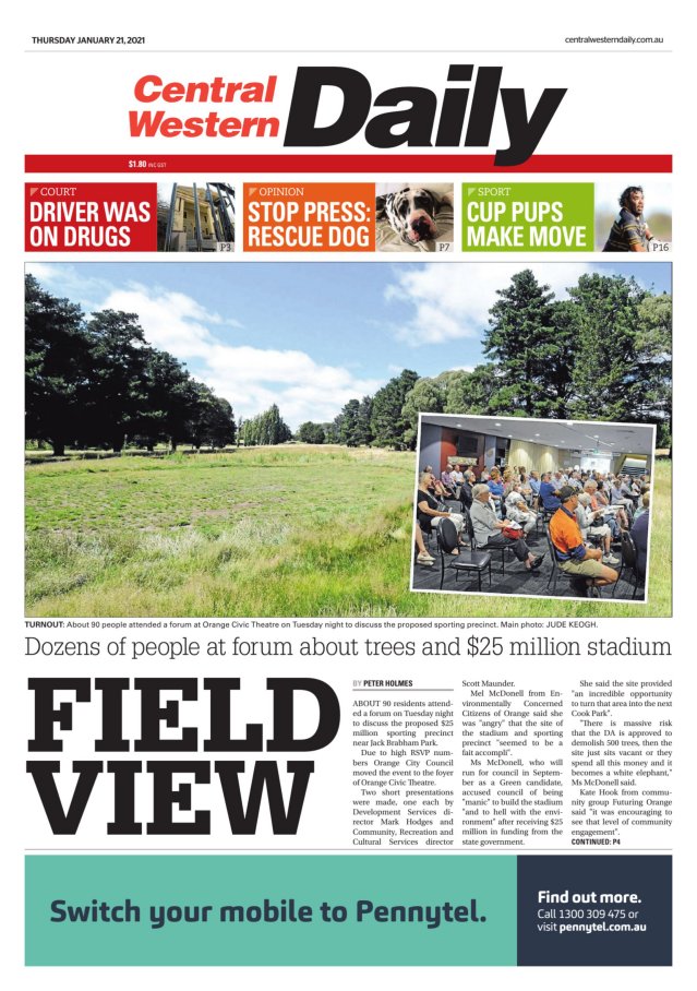 Today's Paper | Central Western Daily | Orange, NSW