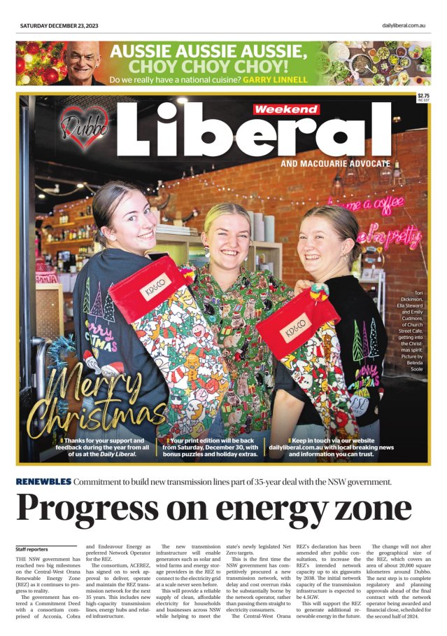 Today's Paper | Daily Liberal | Dubbo, NSW