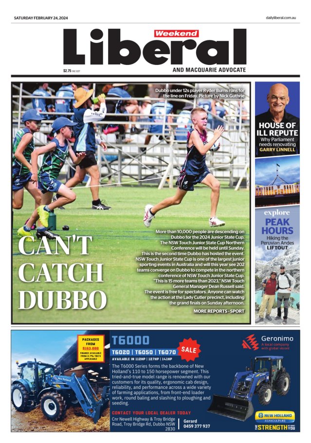Today's Paper | Daily Liberal | Dubbo, NSW