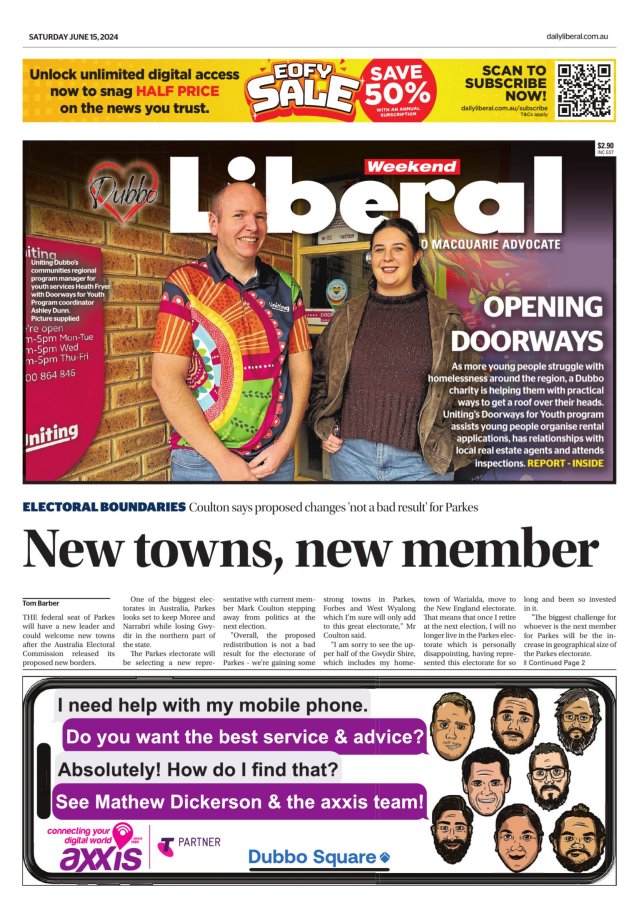 Today's Paper | Daily Liberal | Dubbo, NSW