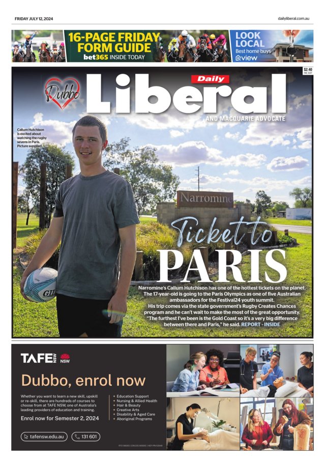 Today's Paper | Daily Liberal | Dubbo, NSW