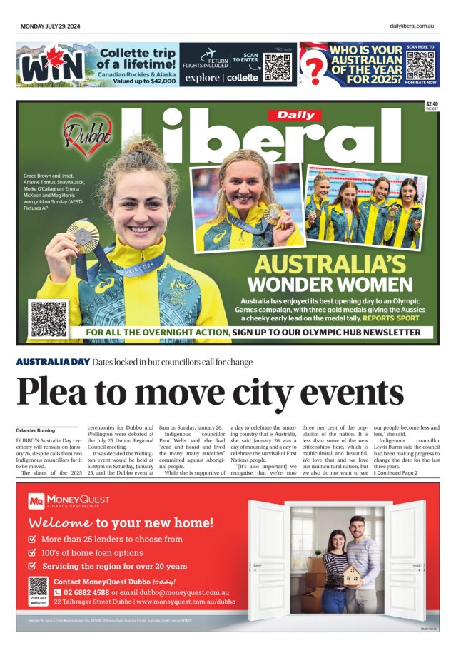 Today's Paper | Daily Liberal | Dubbo, NSW