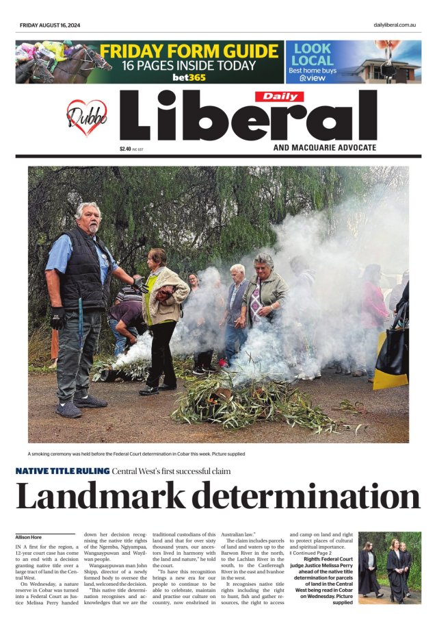 Today's Paper | Daily Liberal | Dubbo, NSW