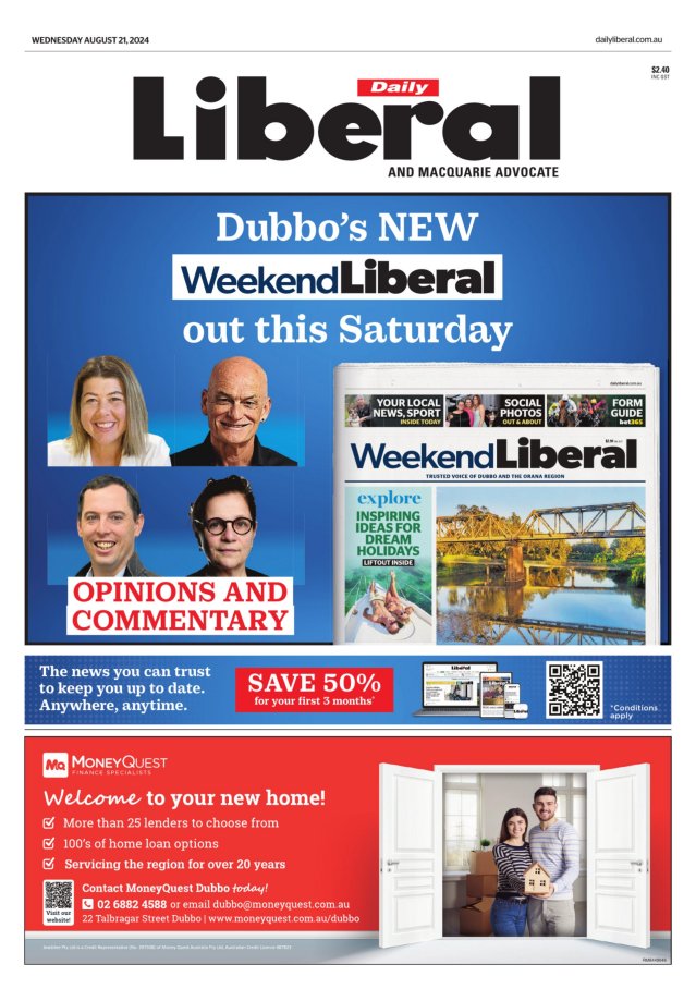 Today's Paper | Daily Liberal | Dubbo, NSW