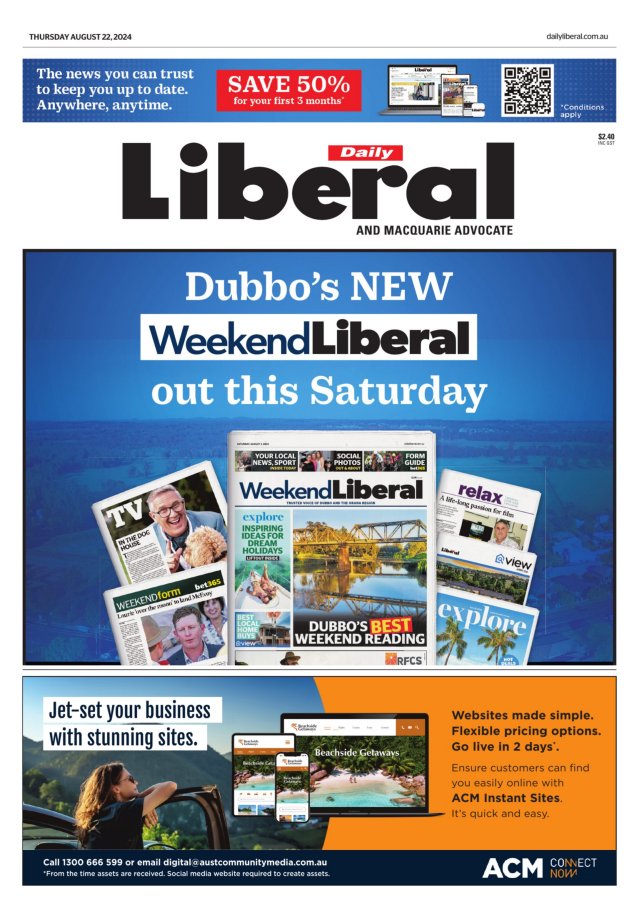 Today's Paper | Daily Liberal | Dubbo, NSW