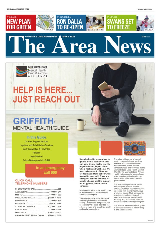 Today's Paper | The Area News | Griffith, NSW