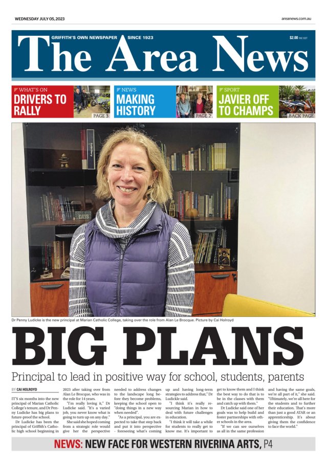 Today's Paper | The Area News | Griffith, NSW