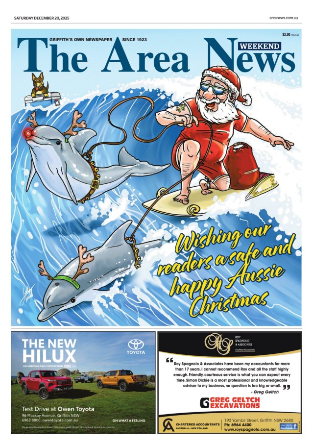 Griffith news, sport and weather | The Area News | Griffith, NSW