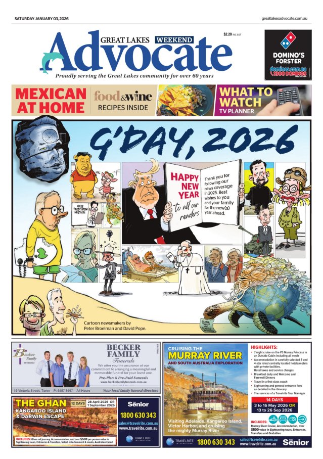 Today's Paper | Great Lakes Advocate | Great Lakes Advocate | Forster, NSW