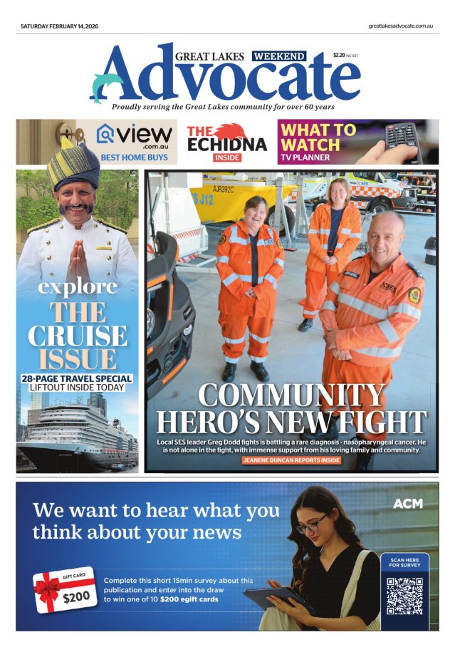 Today's Paper | Great Lakes Advocate | Great Lakes Advocate | Forster, NSW