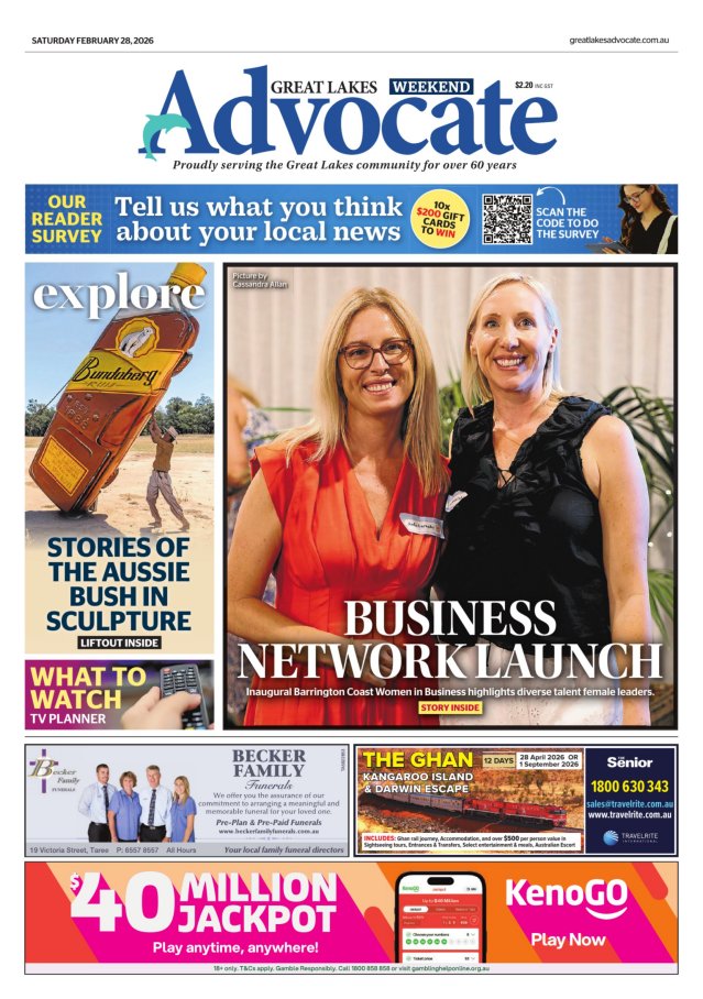 Today's Paper | Great Lakes Advocate | Great Lakes Advocate | Forster, NSW