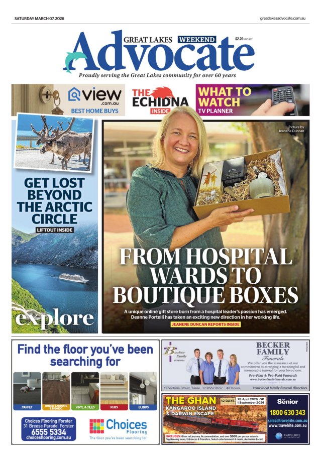 Today's Paper | Great Lakes Advocate | Great Lakes Advocate | Forster, NSW
