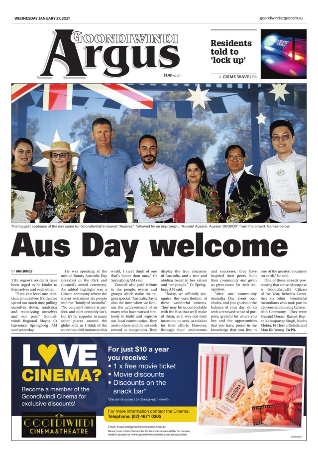 Goondiwindi news, sport and weather | Goondiwindi Argus | Goondiwindi, QLD