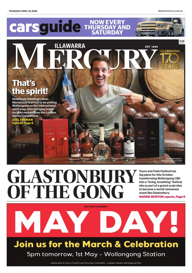 Today's Paper | Illawarra Mercury | Illawarra Mercury | Wollongong, NSW