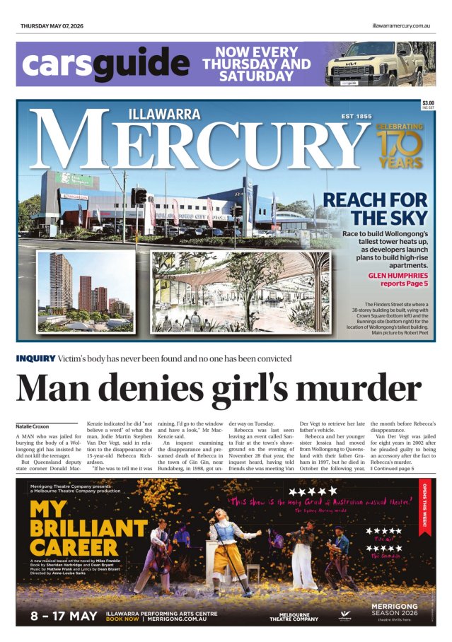 Today's Paper | Illawarra Mercury | Illawarra Mercury | Wollongong, NSW