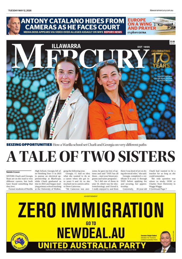 Today's Paper | Illawarra Mercury | Illawarra Mercury | Wollongong, NSW