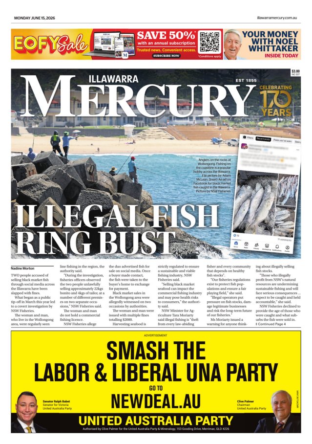 Today's Paper | Illawarra Mercury | Illawarra Mercury | Wollongong, NSW