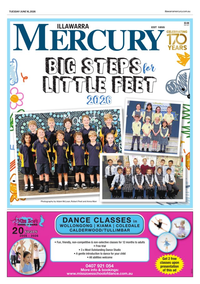 Today's Paper | Illawarra Mercury | Illawarra Mercury | Wollongong, NSW