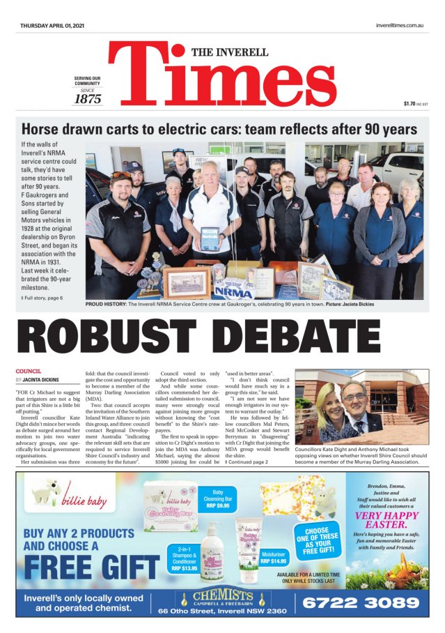 Today's Paper | The Inverell Times | Inverell, NSW