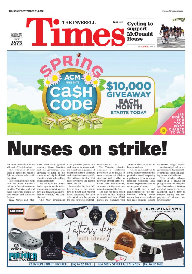 Today's Paper | The Inverell Times | Inverell, NSW