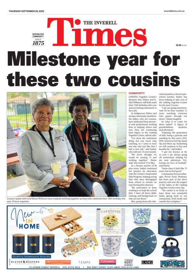Today's Paper | The Inverell Times | Inverell, NSW