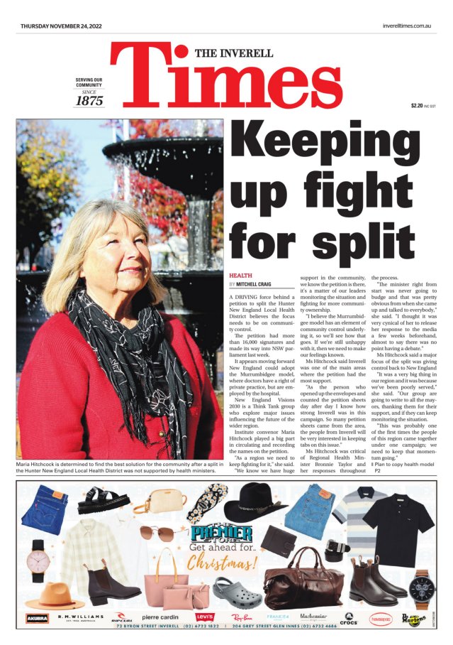 Today's Paper | The Inverell Times | Inverell, NSW